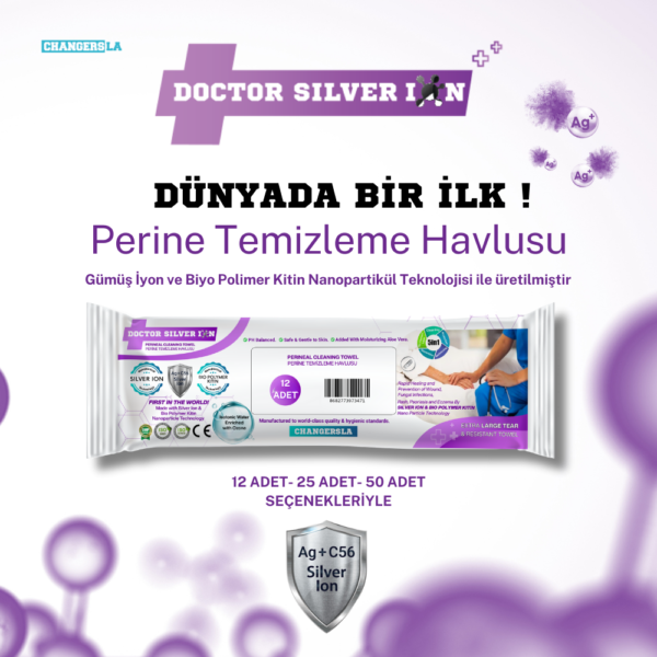Perine Temizleme Mendili (1 Paket) – Doctor Silver Ion